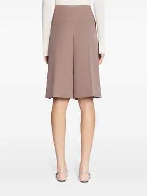 LANVIN Pleated Culotte Shorts