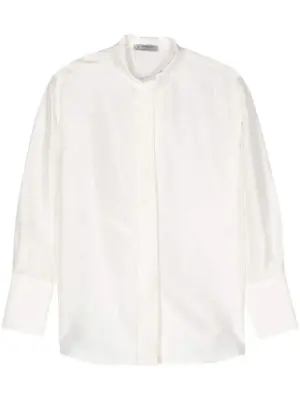 Alberto Biani Long Sleeve Silk Shirt