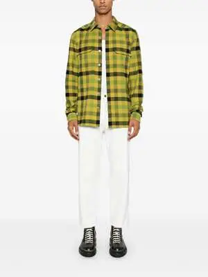 GOLDEN GOOSE Star-detail Tapered Jeans - White