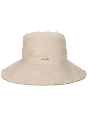 Cult Gaia Maddie Bucket Hat - White