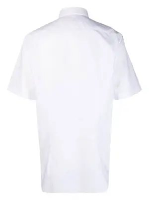 XACUS Spread-collar Short-sleeve Shirt - White
