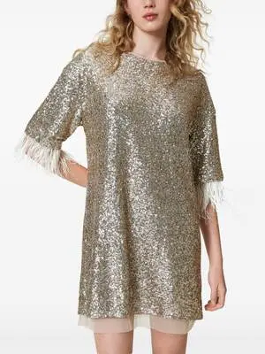 TWINSET Sequin-embellished Minidress