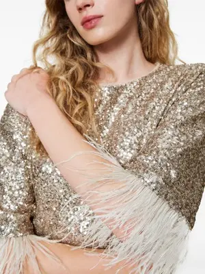 TWINSET Sequin-embellished Minidress