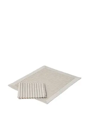 Brunello Cucinelli Placemat And Napkin Set