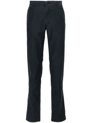 Incotex Logo-embroidered Trousers
