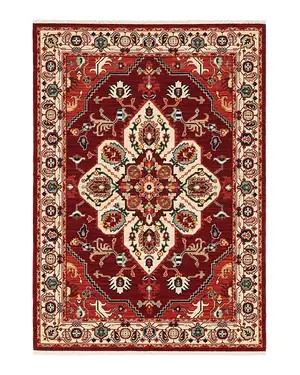 ORIENTAL WEAVERS Lilihan 5502c Area Rug, 5'3 X 7'6 - Red/ivory