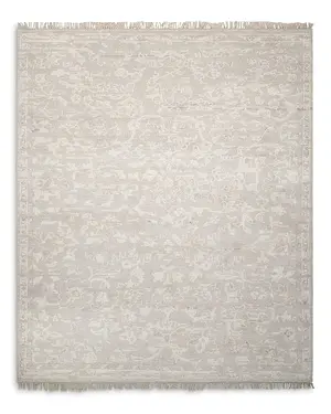 NOURISON HOME Elan Eln03 Area Rug, 5'6 X 8 - Silver