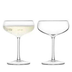 LSA Wine 7-oz. Champagne Saucer, Set Of 2 - Clear