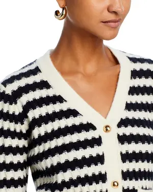 Line & Dot Laurel Cropped Knit Cardigan