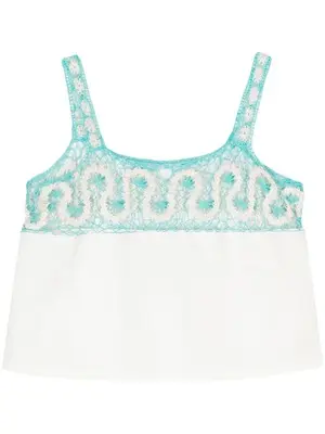 BODE Ripple Lace Tank Top