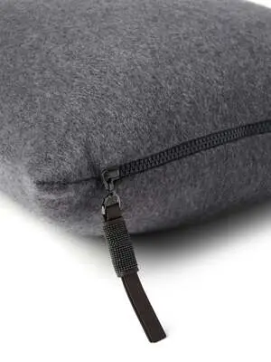 Brunello Cucinelli Cashmere Pillow - Grey