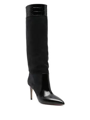 Paris Texas 85mm Crocodile-effect Boots
