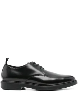 BOSS Leather Derby Shoes - Black