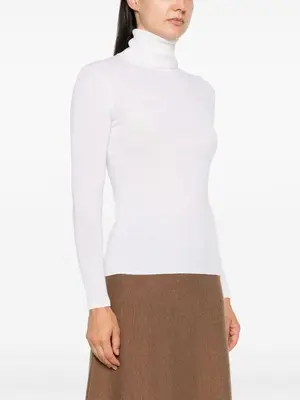 P.a.r.o.s.h Ribbed Wool Sweater - White