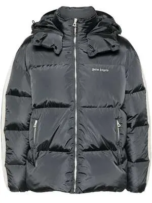 Palm Angels Logo-embroidered Puffer Jacket