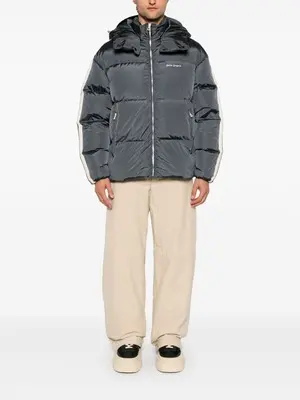 Palm Angels Logo-embroidered Puffer Jacket