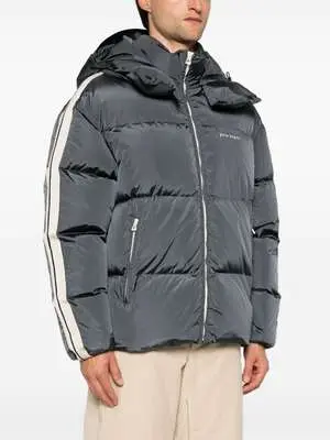 Palm Angels Logo-embroidered Puffer Jacket