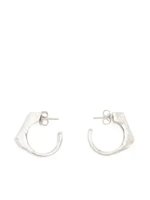 MAISON MARGIELA Numbers-motif Hoop Earrings