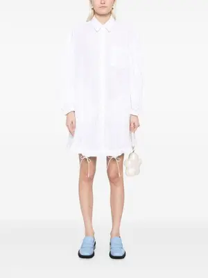 Simone Rocha Button Placket Trapeze Shirt Dress