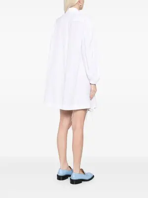 Simone Rocha Button Placket Trapeze Shirt Dress