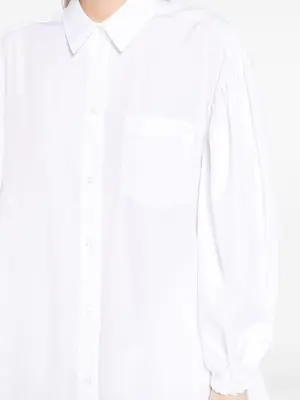 Simone Rocha Button Placket Trapeze Shirt Dress