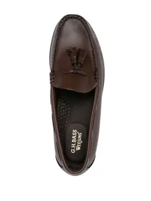 G.H.BASS G.h. Bass & Co. Weejuns Larkin Tassel Loafers - Brown