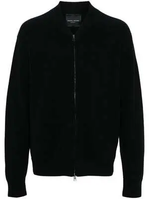ROBERTO COLLINA Ribbed Knit Cardigan