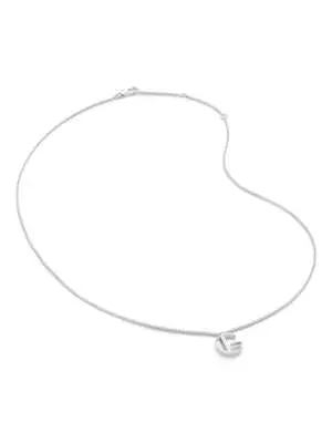 Monica Vinader Monica Vinader Alphabet G Pendant Necklace Silver