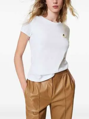 TWINSET Brooch-detail T-shirt