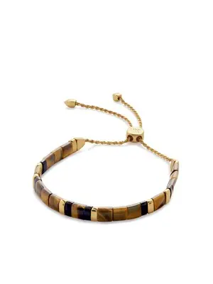 Monica Vinader Delphi Gemstone Friendship Bracelet - Brown