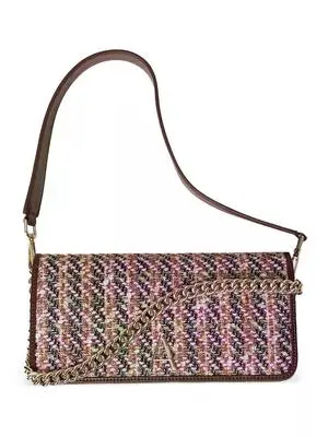 TWINSET Bouclé Shoulder Bag