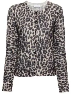 Blumarine Leopard-print Cardigan