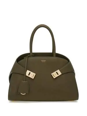 FERRAGAMO Small Hug Tote Bag - Green