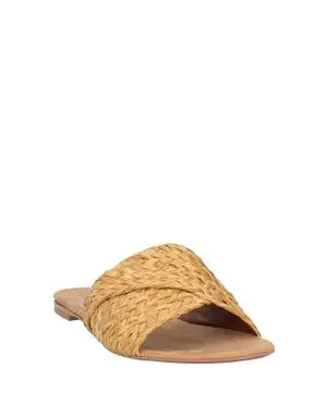 MANILA GRACE Raffia Detail Sandals