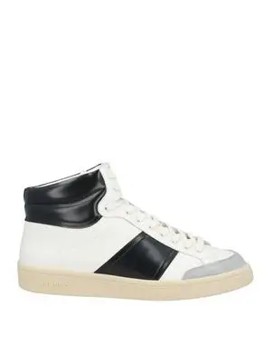 Sandro Leather High-top Sneakers - Black