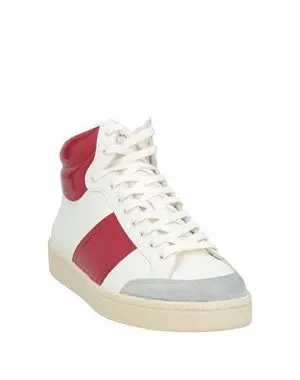 Sandro Leather High-top Sneakers - White