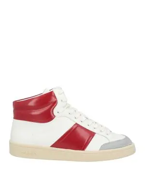 Sandro Leather High-top Sneakers - White