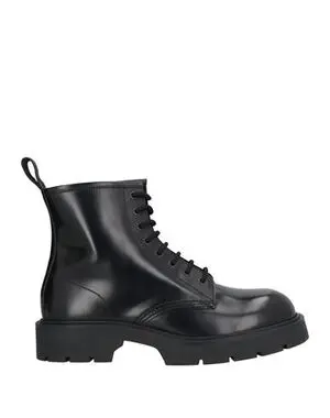 Sandro Leather Combat Ankle Boots