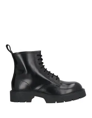 Sandro Leather Combat Ankle Boots