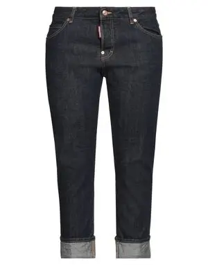 Dsquared2 Straight-leg Jeans With Folded Hem - Blue
