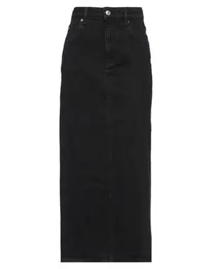 Maje Denim Flared Skirt