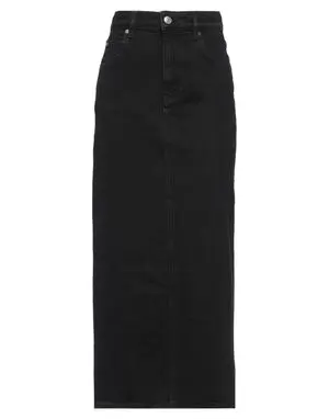 Maje Denim Flared Skirt