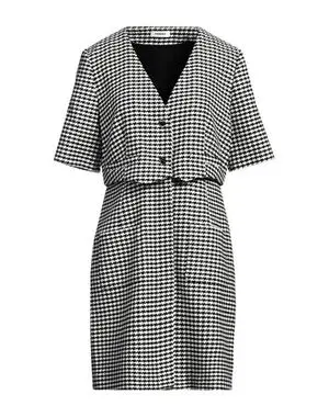 Sandro Mini Houndstooth Tweed Dress