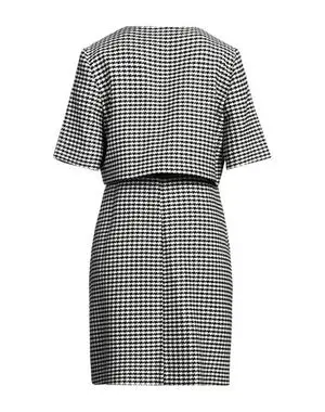 Sandro Mini Houndstooth Tweed Dress