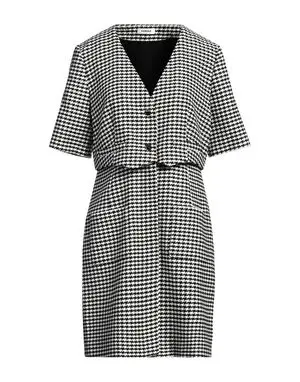 Sandro Mini Houndstooth Tweed Dress