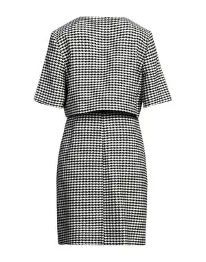 Sandro Mini Houndstooth Tweed Dress