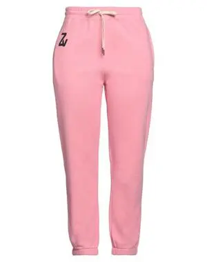 Zadig&Voltaire Cotton Fleece Tapered Leg Pants - Pink