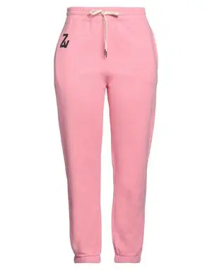 Zadig&Voltaire Cotton Fleece Tapered Leg Pants - Pink