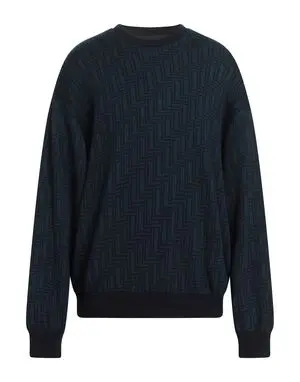 LARDINI Crewneck Sweater - Blue