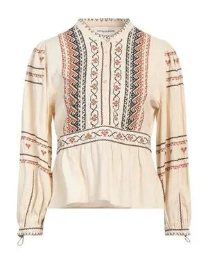 Antik Batik Embroidered Blouse - Beige